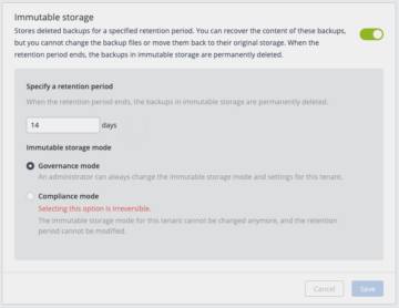 Configuring Acronis backup settings - Knowledge Base - Leaseweb